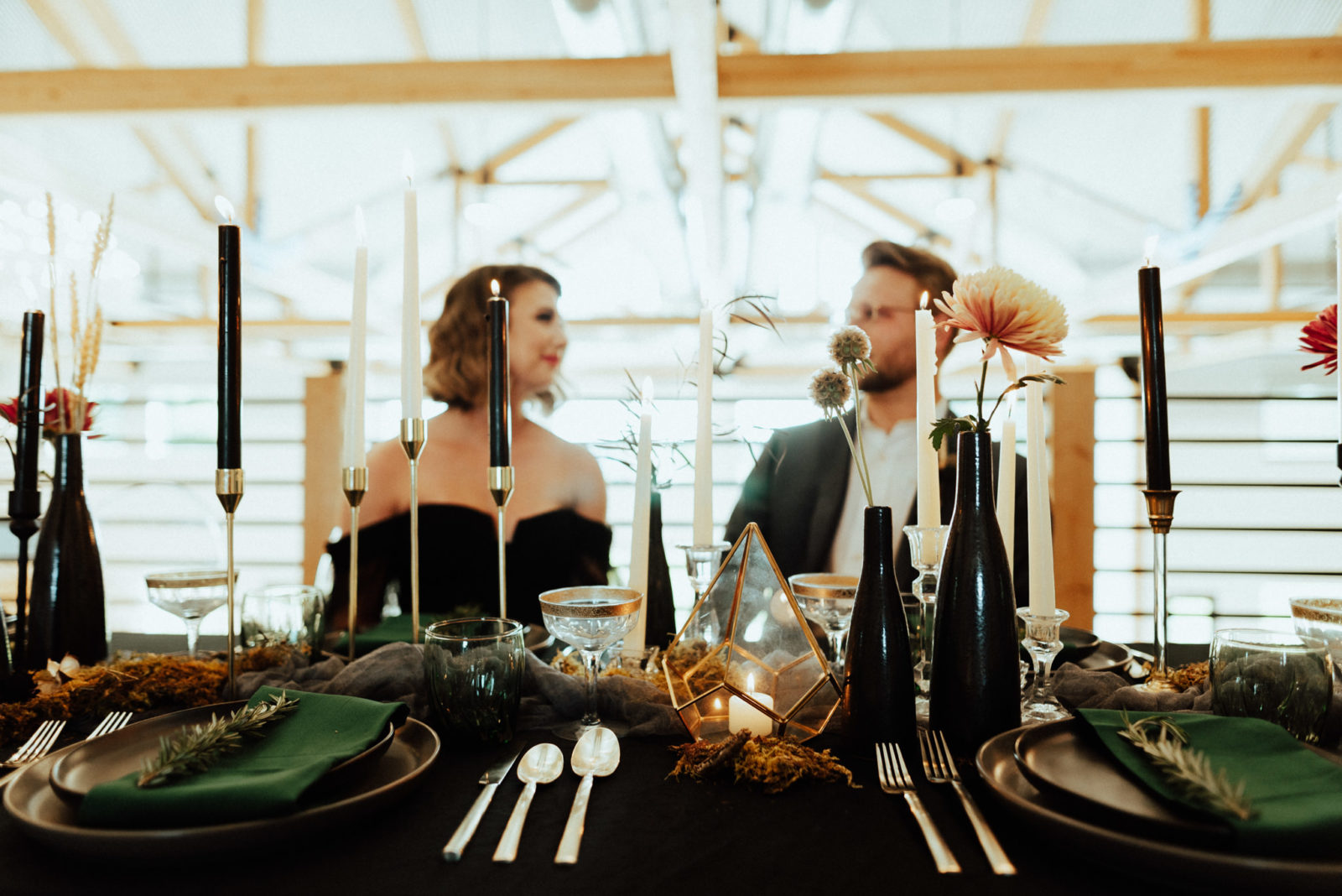 Fete of Wales Dark and Moody Styled Shoot - Olive Branch Events Co. Blog